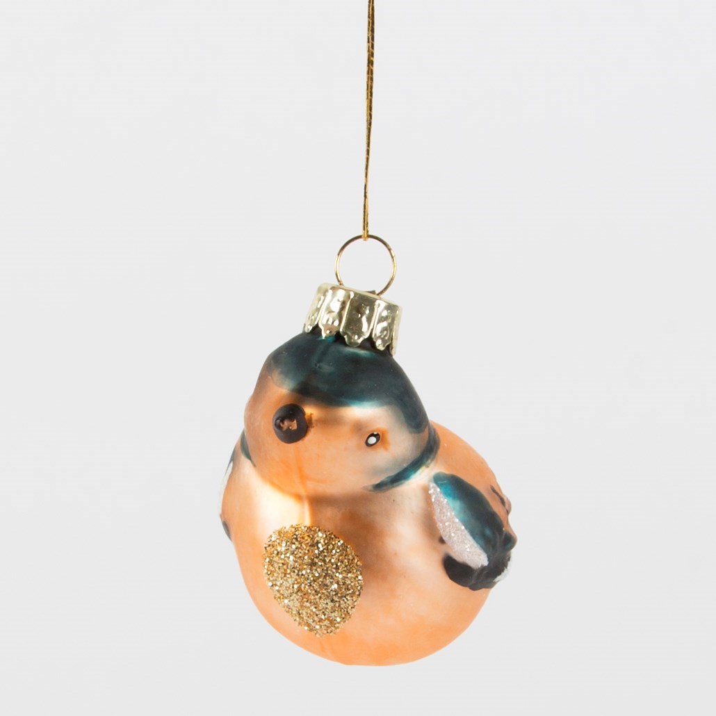 British Birds Christmas Shaped Bauble Assorted